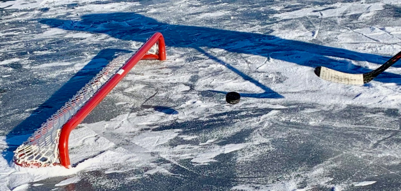 72" Pond Hockey Net - Built for Outdoor Ice Hockey Rinks - RinkMaster ...